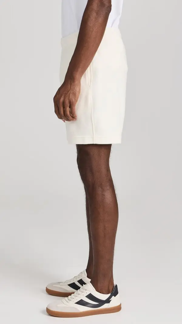 Vince Boucle Pull On Shorts - Bone