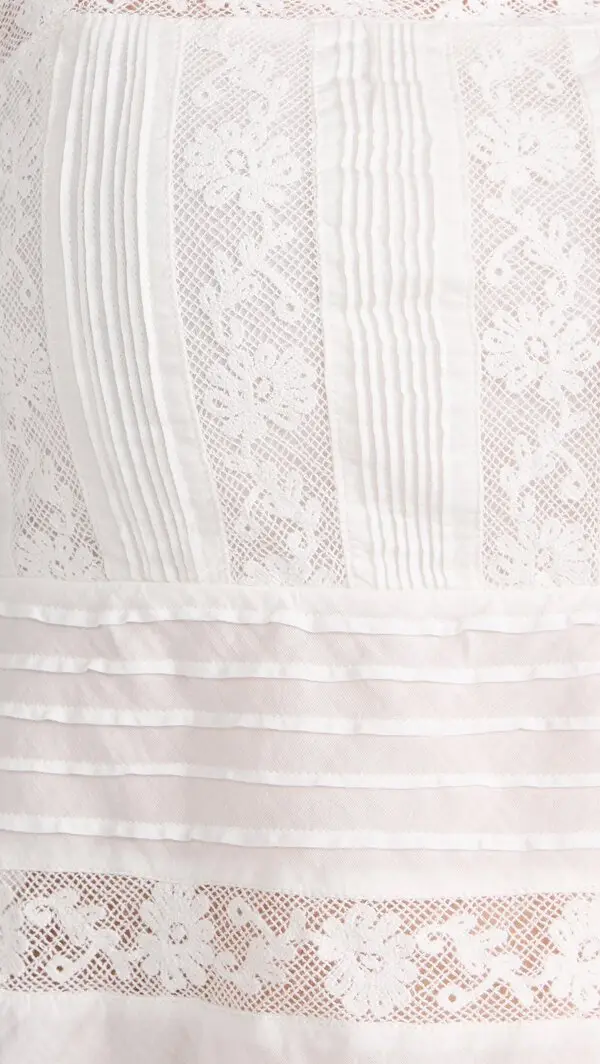 LoveShackFancy Charlieann Camisole - Bright White