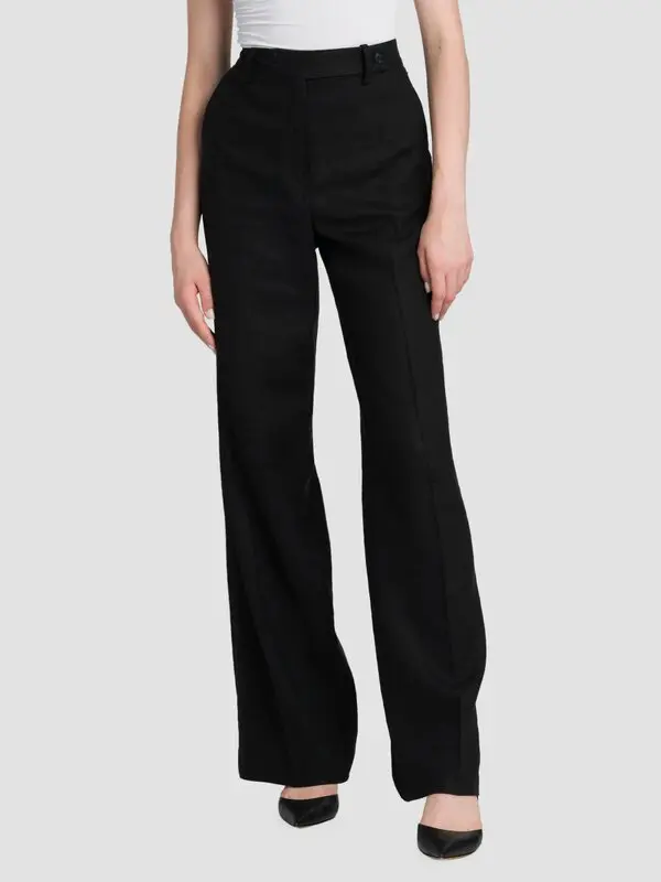Kiton Wide-leg Linen-blend Pants