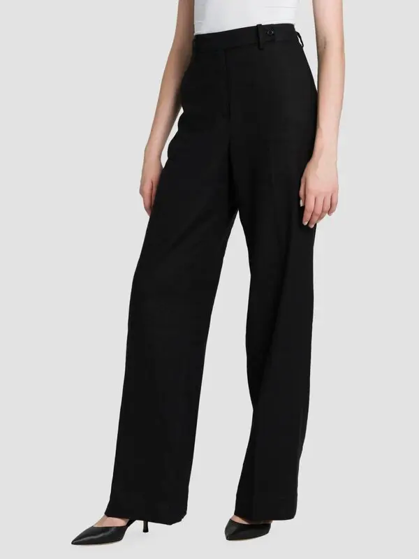 Kiton Wide-leg Linen-blend Pants