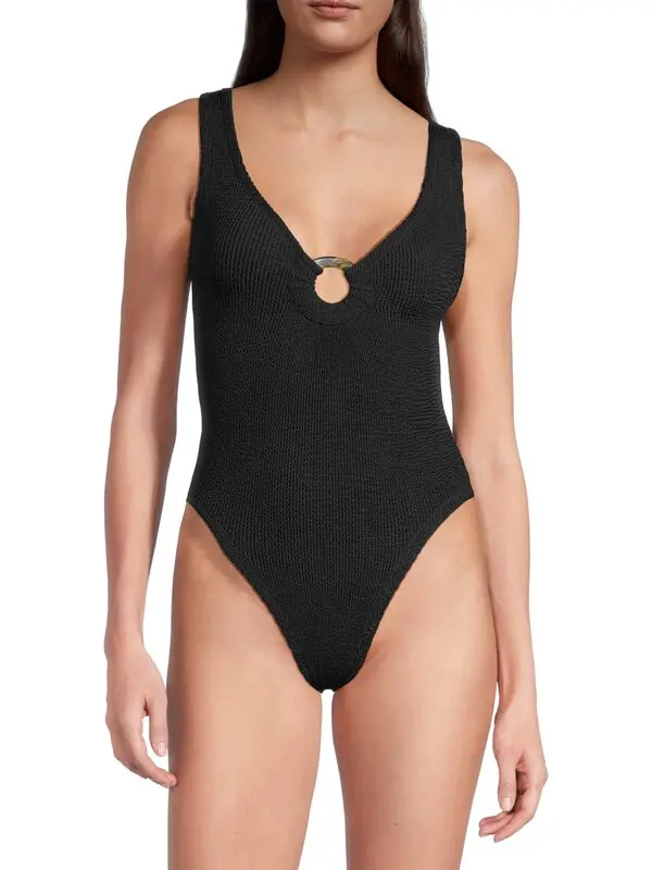 Hunza G Celine Circle-insert One-piece Swimsuit