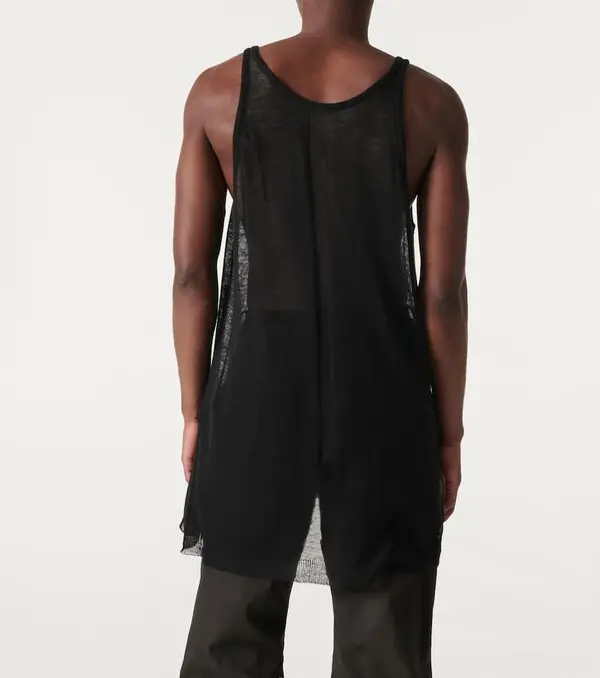 Rick Owens Maglia Virgin Wool Tank Top