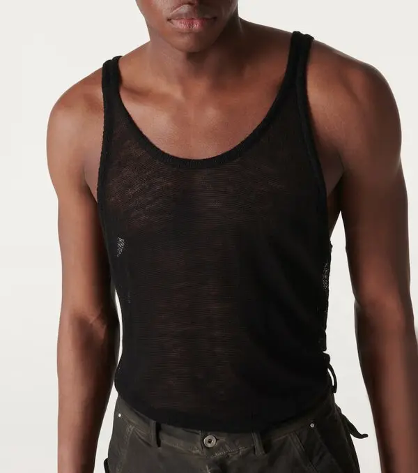 Rick Owens Maglia Virgin Wool Tank Top