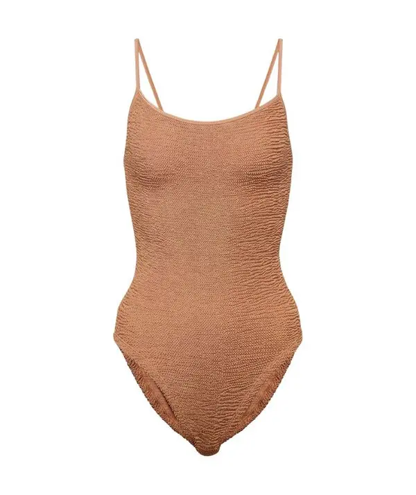 Hunza G Pamela Swimsuit - Brown