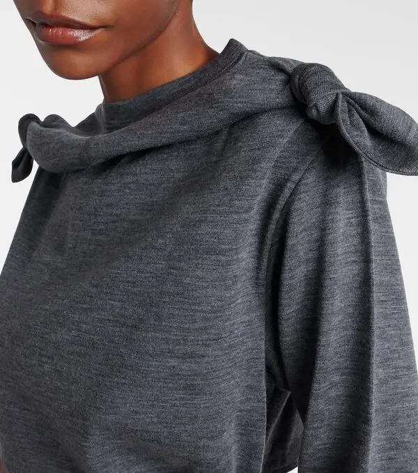 Loewe Tie-detail Cotton Crop Top