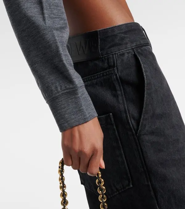 Loewe Tie-detail Cotton Crop Top