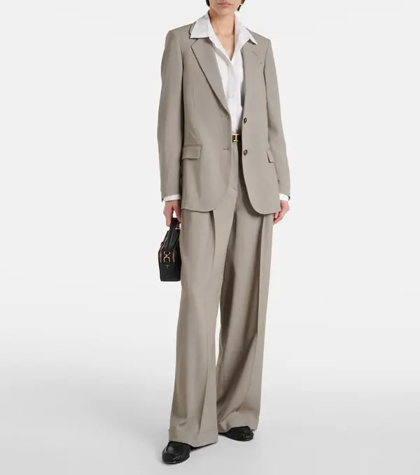 TOD'S Notched Lapel Single-breasted Blazer