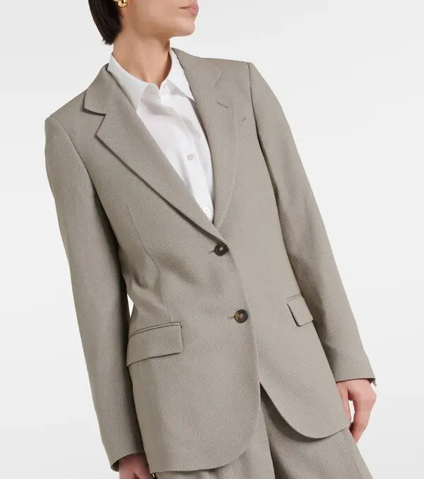 TOD'S Notched Lapel Single-breasted Blazer