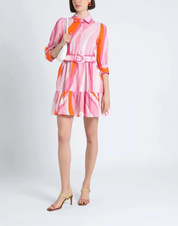 MC2 SAINT BARTH Daisi Mini Dress Size Linen