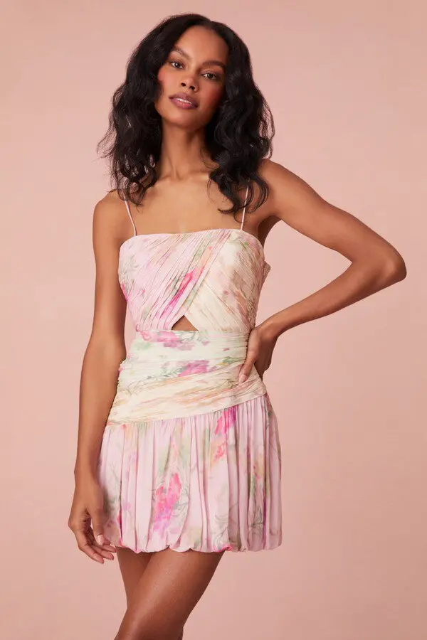 open lace back dress Mint Green,Black,Lavender Floral Off-Shoulder Mini Dress  Sheer Corset  A-Line Tulle Party Dress