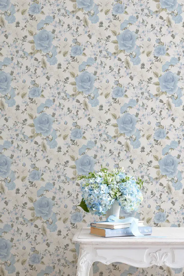 LoveShackFancy Sunset Harbor Rose Standard Wallpaper