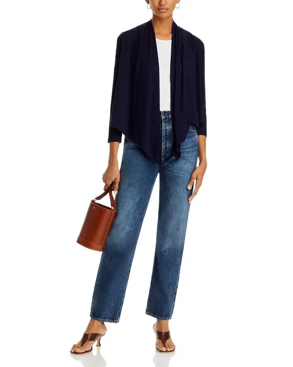 Karen Kane Calli Open Front Cardigan - Navy
