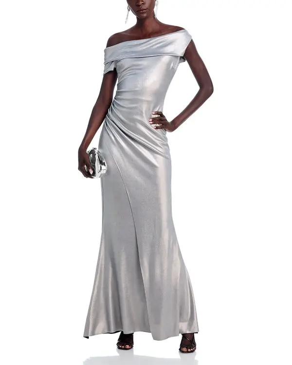 Chiara Boni La Petite Robe Koppany Splendid Gown - Silver