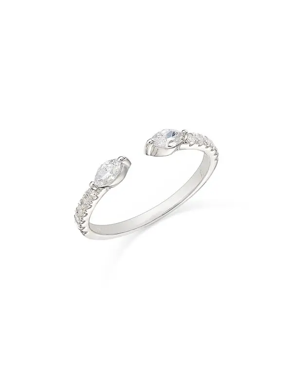 Bloomingdale'S Diamond Open Ring - White