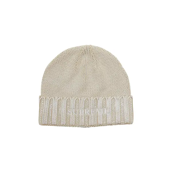 Supreme Overprint Beanie - White