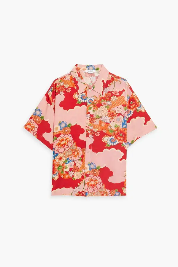 RE/DONE Aloha Floral-print Shirt