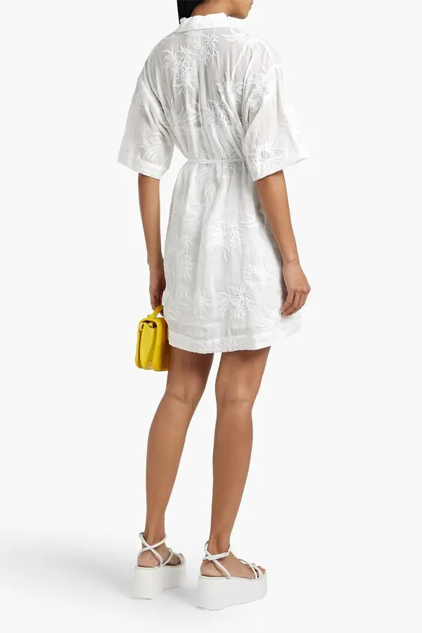 rag and bone white shirt dress Rag & Bone All In One Denim Midi Shirt Dress In White
