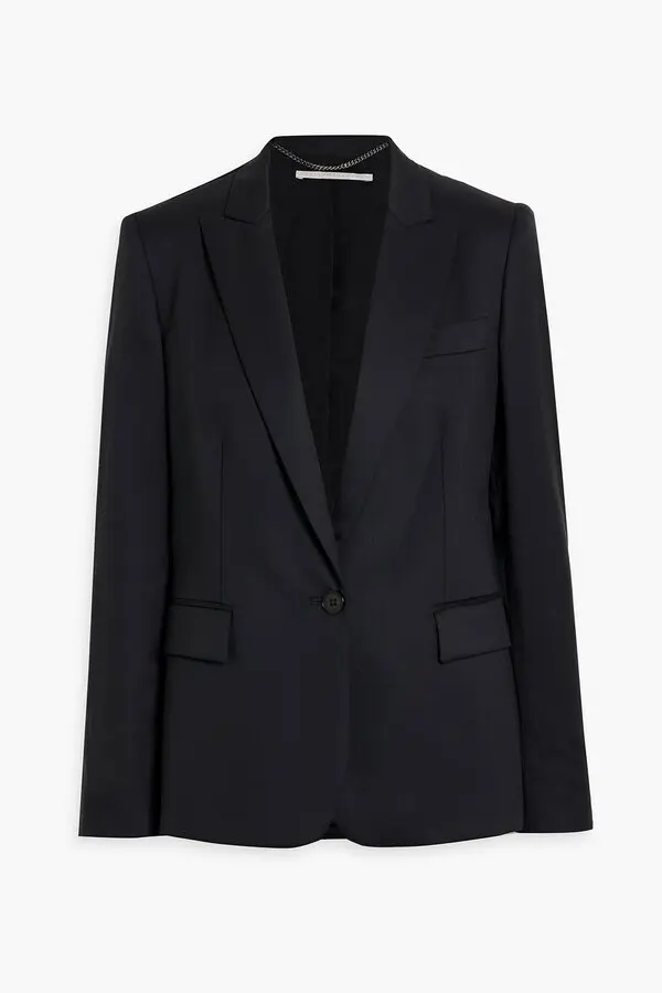 Stella McCartney Wool-twill Blazer - Black
