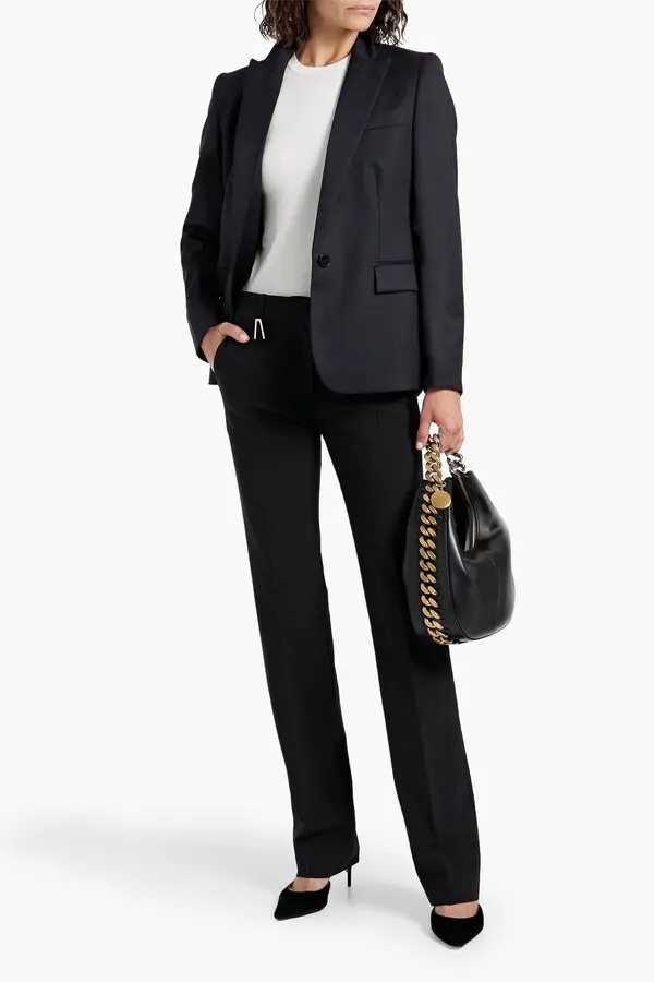 Stella McCartney Wool-twill Blazer - Black