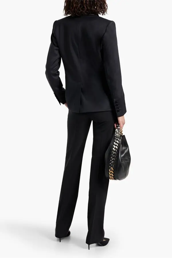 Stella McCartney Wool-twill Blazer - Black