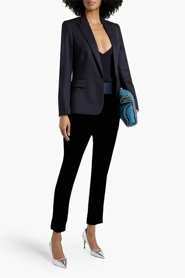 Stella McCartney Wool-twill Blazer - Navy
