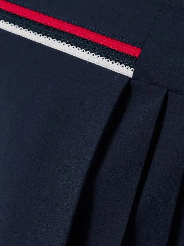 Bogner Vroni Pleated Striped Golf Skirt