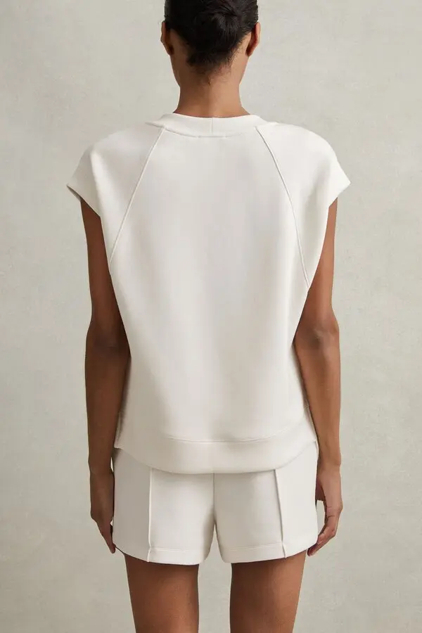 REISS Joanna Modal-blend Sweat Top