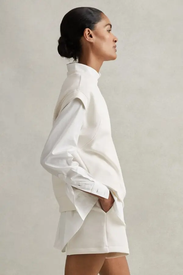 REISS Joanna Modal-blend Sweat Top