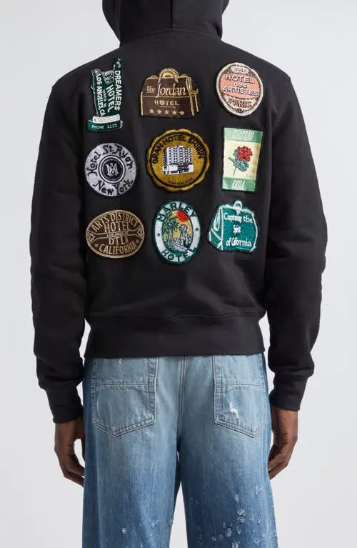 Amiri Hotel Zip Hoodie