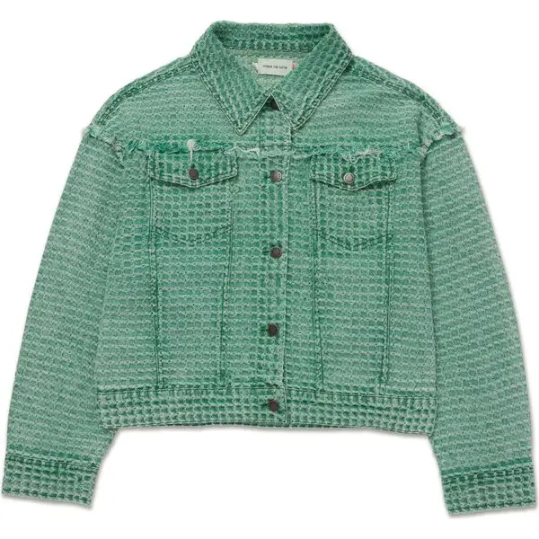 HONOR THE GIFT Embossed Denim Trucker Jacket