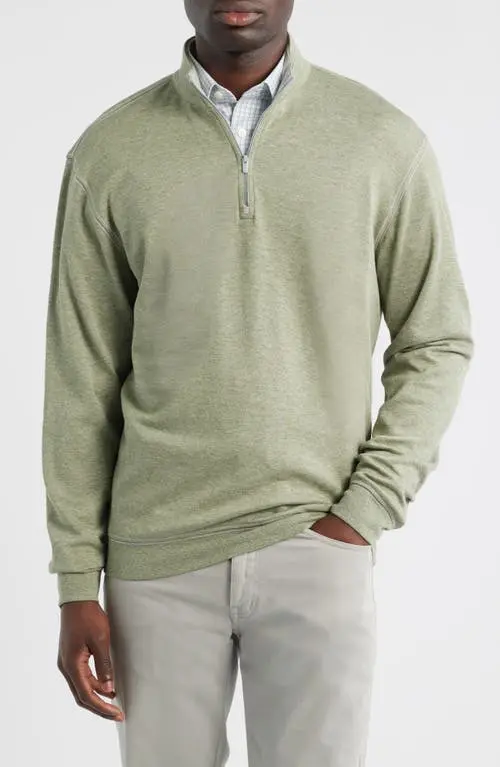 Johnnie-o Hanks Quarter-zip Pullover - Pesto