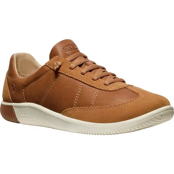 Keen Knx Leather Sneakers - Chipmunk/ Birch