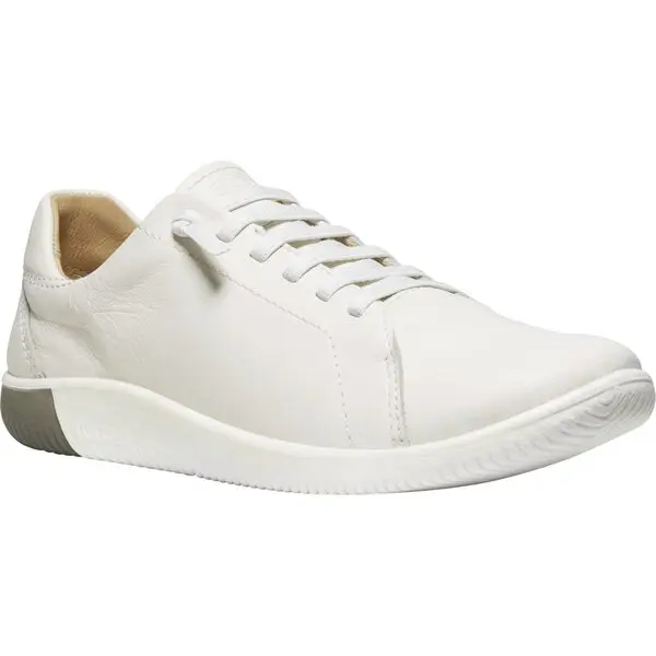 Keen Knx Leather Sneakers - Star White/star Whit