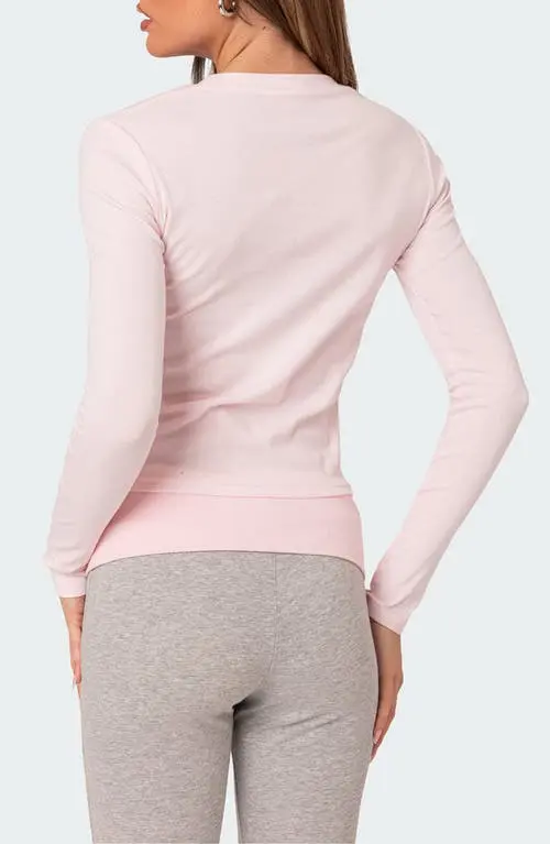 EDIKTED Dream About Me Embellished Top