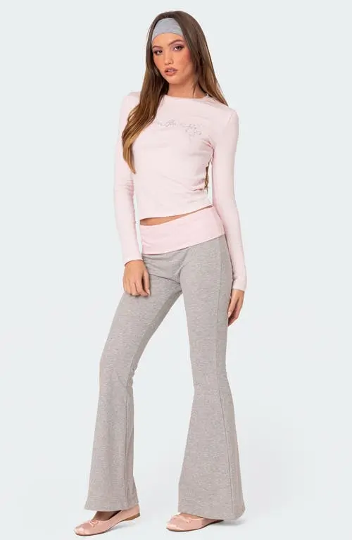 EDIKTED Dream About Me Embellished Top