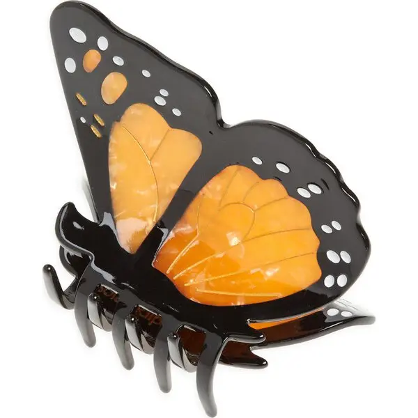 SOLAR ECLIPSE Monarch Hair Claw Clip - Orange