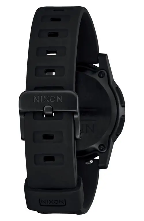 Nixon Disk Digital Silicone Strap Watch