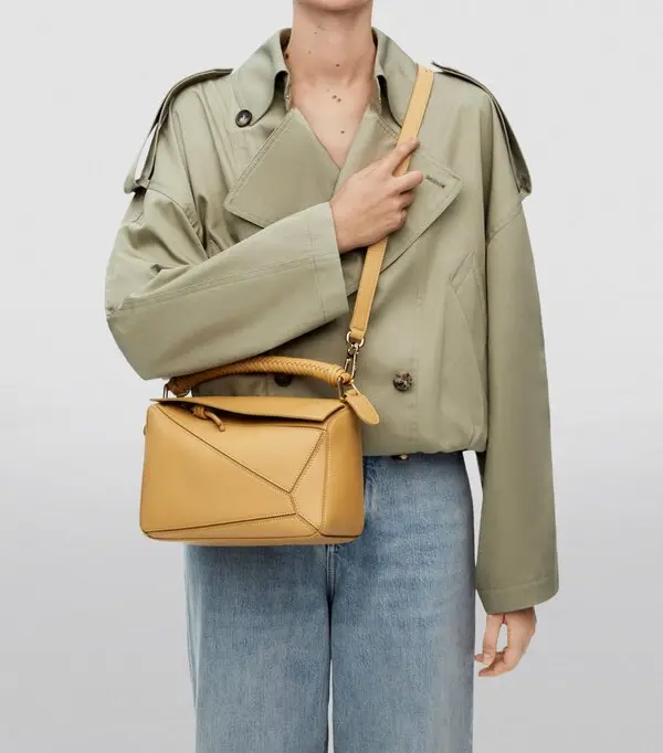 Loewe Small Leather Puzzle Top-handle Bag