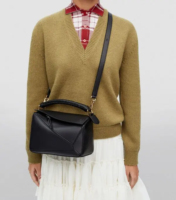 Loewe Small Leather Puzzle Top-handle Bag