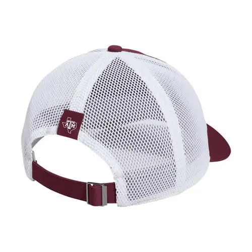 Adidas Texas A&m Aggies Block Letter Trucker Cap By