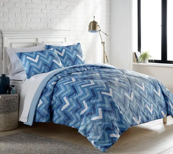 SHAVEL Home King Seersucker Comforter Set - One-color