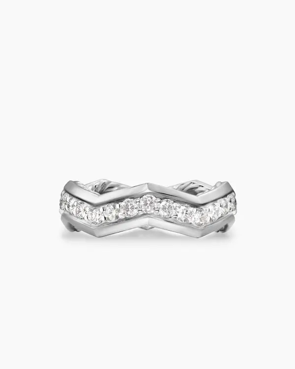 David Yurman Zig Zag Stax™ Ring - Diamond