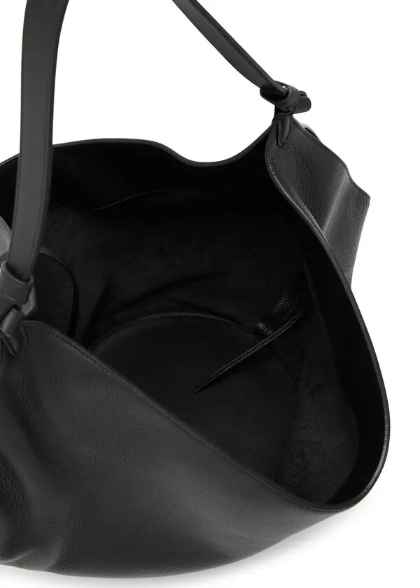 Khaite Lotus Medium Leather Tote