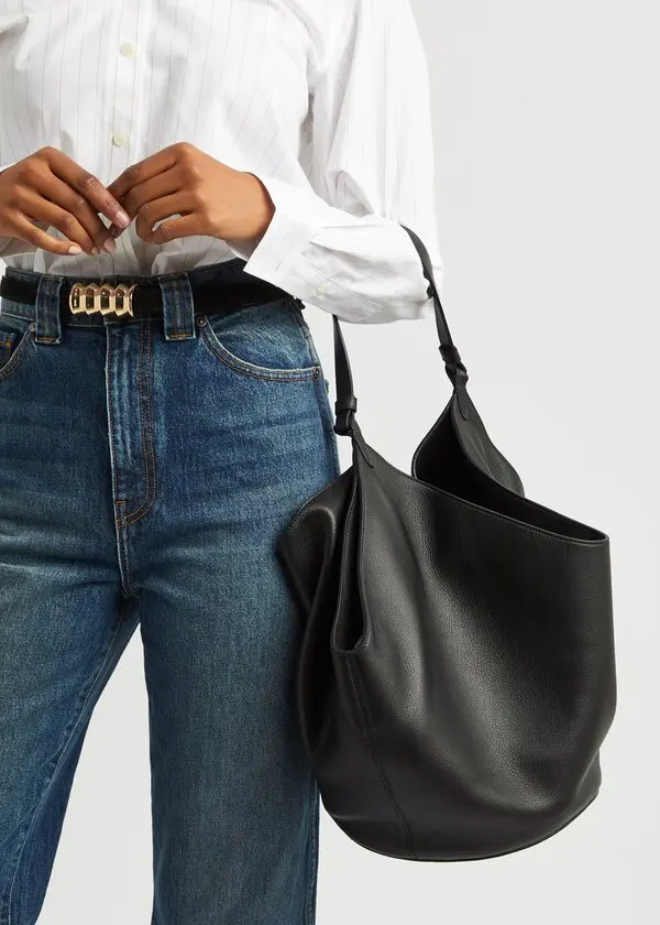 Khaite Lotus Medium Leather Tote