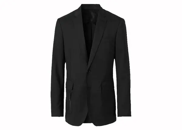 Burberry Slim Fit Wool Tailored Jacket
