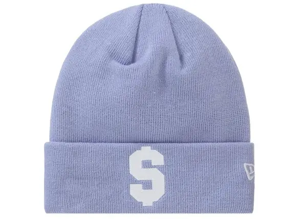 Supreme New Era $ Beanie - Light Purple