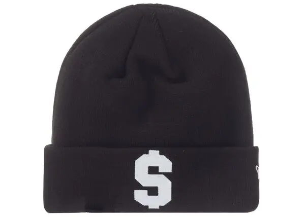 Supreme New Era $ Beanie - Black