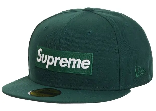 Supreme Sharpie Box Logo New Era Fitted Cap - Dark Green