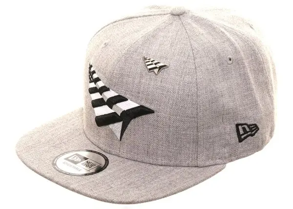 New Era Paper Planes Original Crown Snapback Hat - Heather Grey