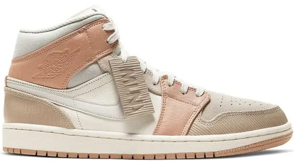 JORDAN 1 Mid Milan Sneakers - Sail/light Bone/string